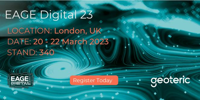 EAGE Digital 23 - Discover Geoteric AI Seismic Interpretation at stand 340